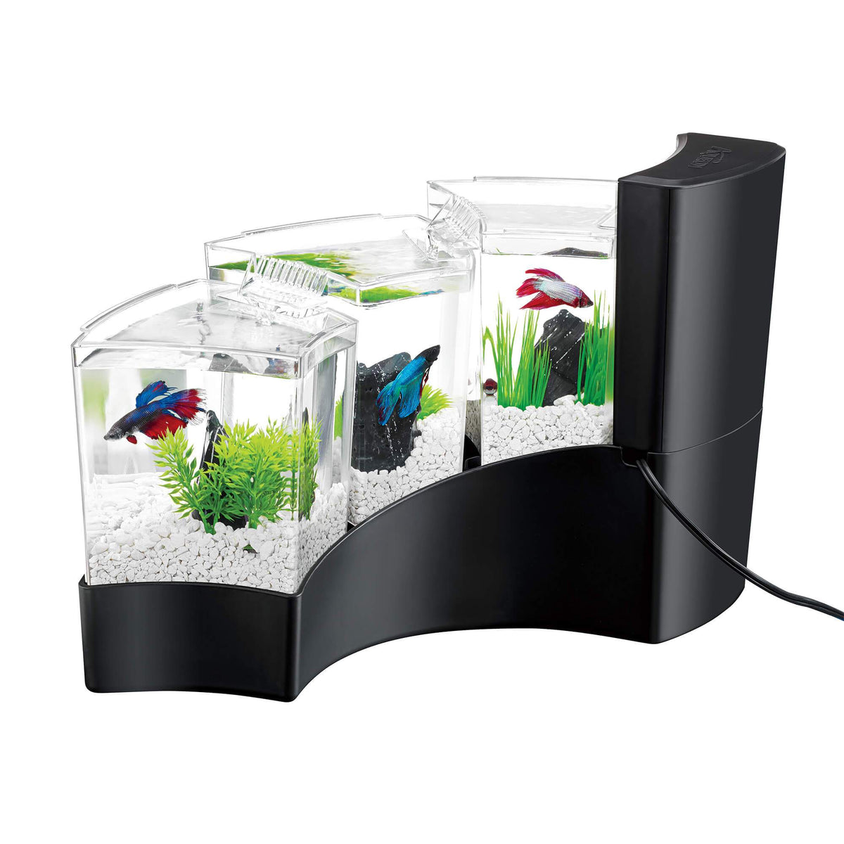Betta Fish Tank Aquarium Kit - Aqueon Betta Falls Aquarium Kit