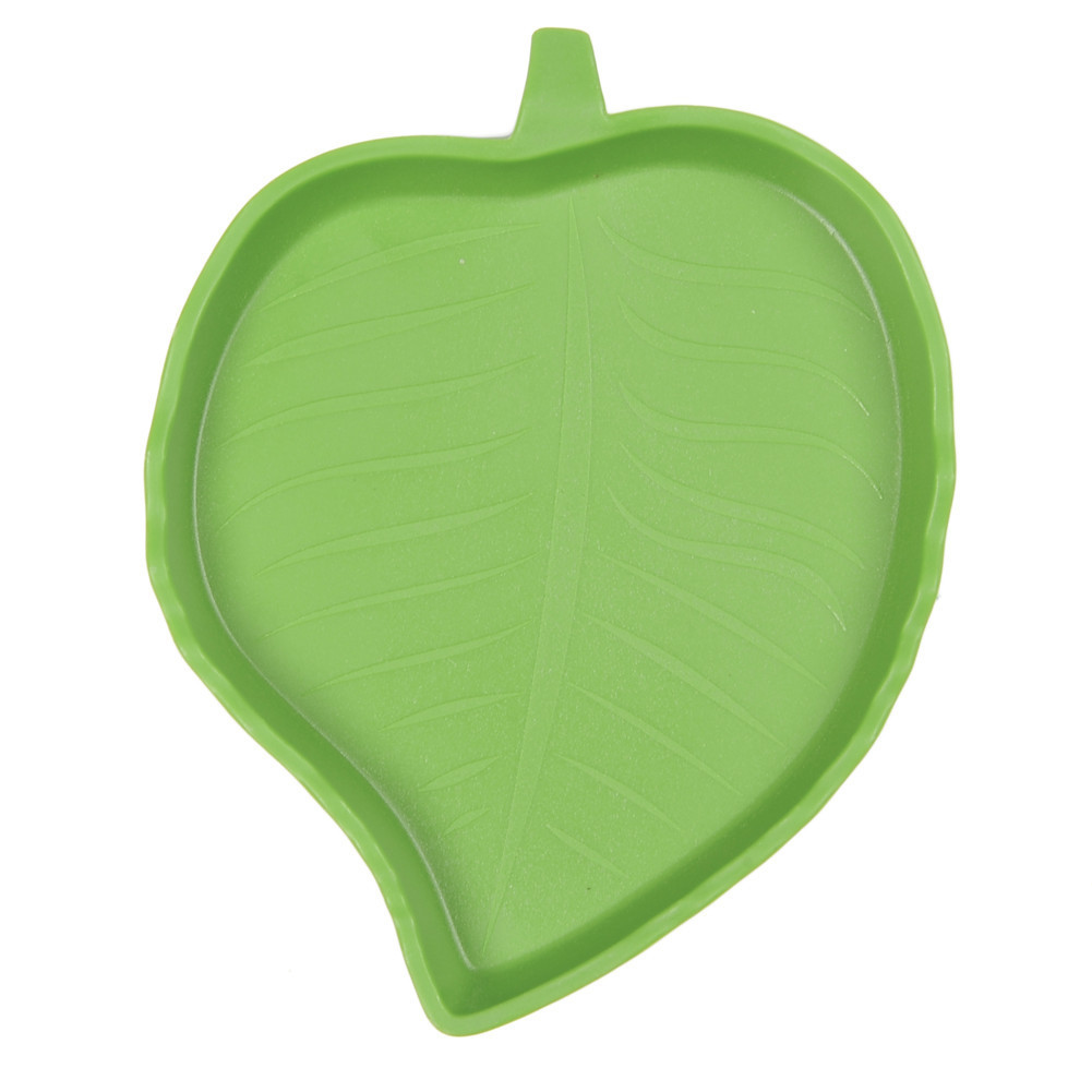 Reptile Feeding Basin - Leaf Shape