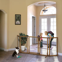 Richell Wide Premium Plus Freestanding Pet Gate with Door – InfiniteWags